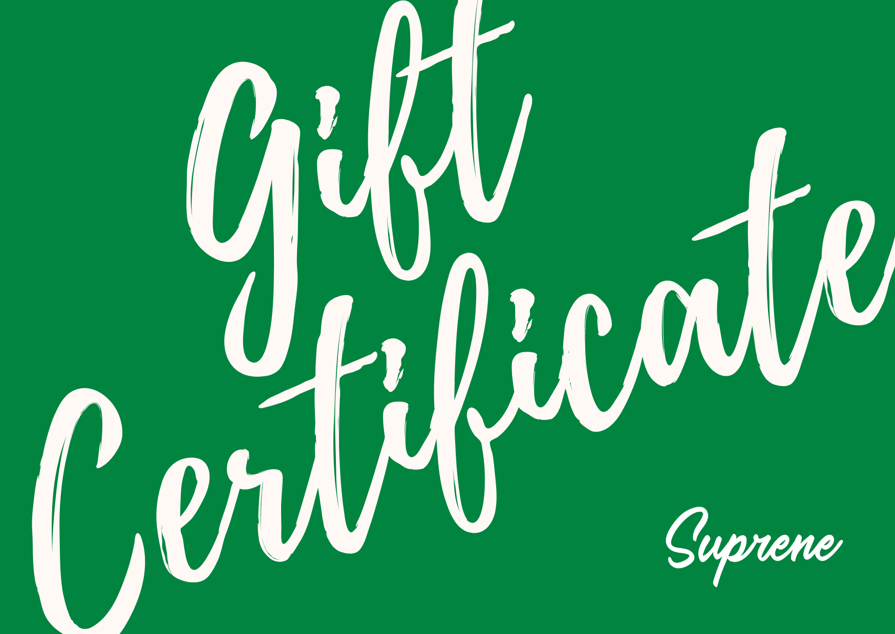 Suprene Gift Card – Suprene Collective